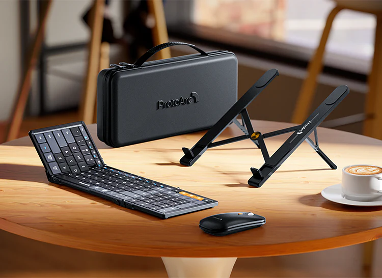 The Ultimate Portable Laptop Stand & Keyboard Kit – Cute Tech Gadgets